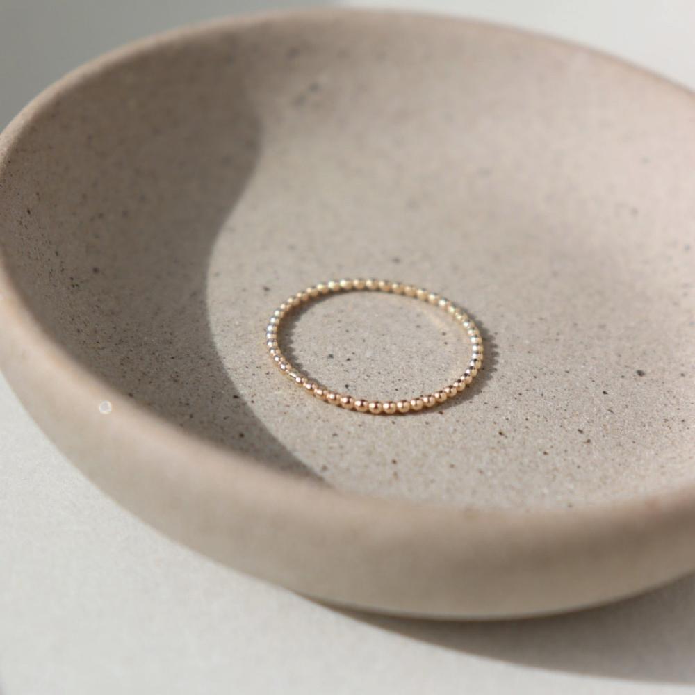 Dottie Ring in 14k Gold – Token Jewelry