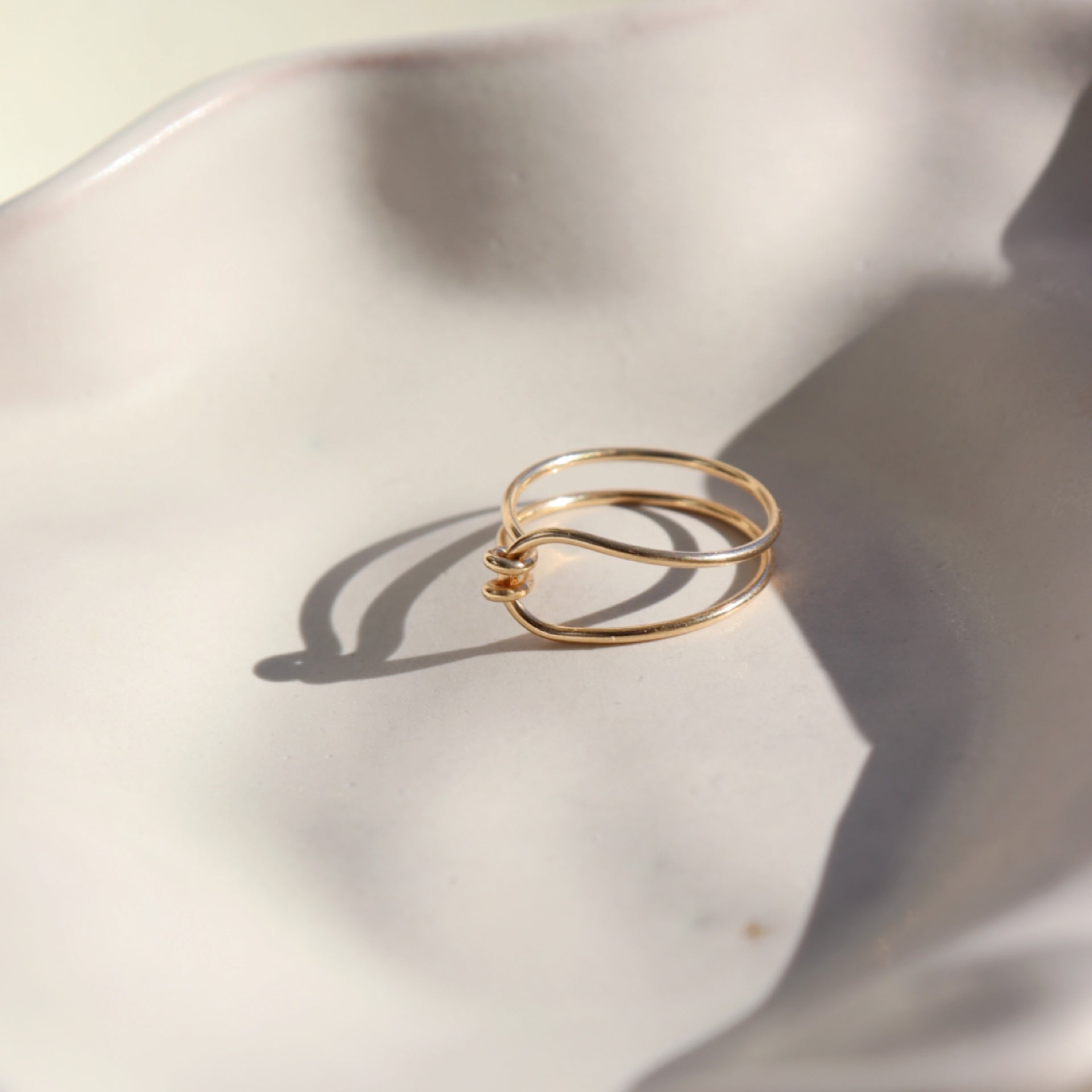 Barrel Ring 14K Gold Fill 8.5
