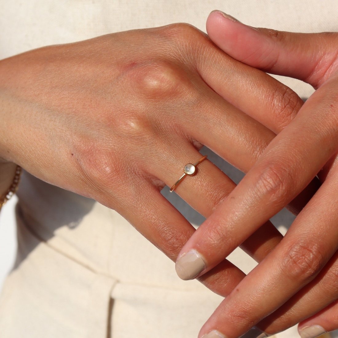 Small moonstone ring store