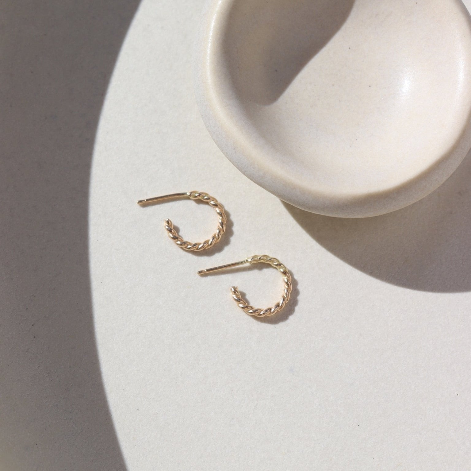 Spiral Hoops – Token Jewelry