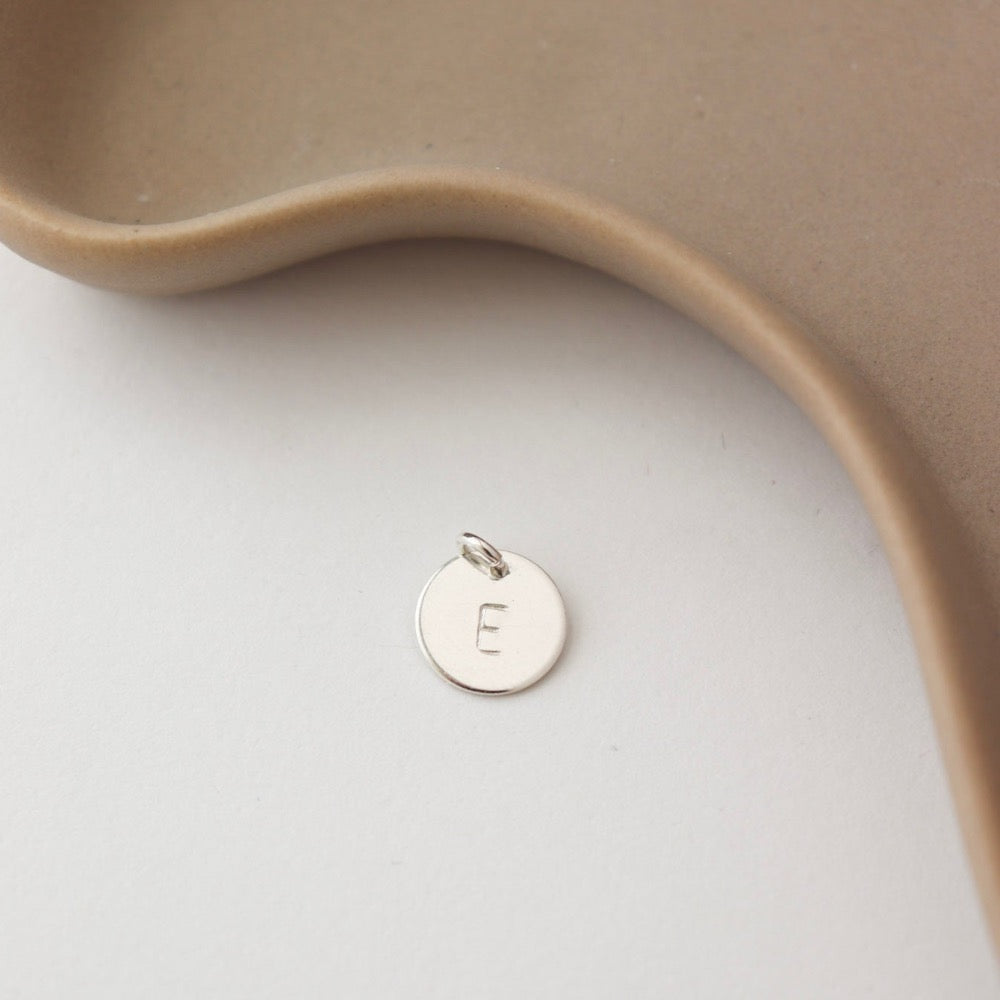 Small Monogram Disc Add-On – Token Jewelry