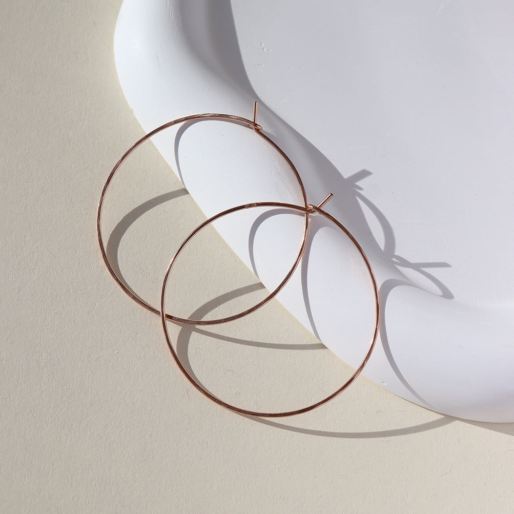 Organic Hoops – Token Jewelry