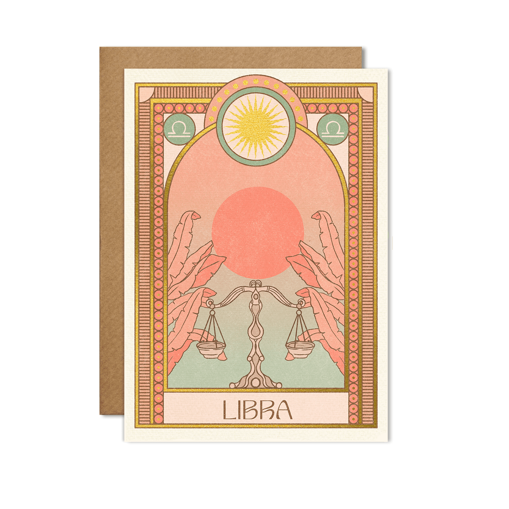Libra Zodiac Card – Token Jewelry